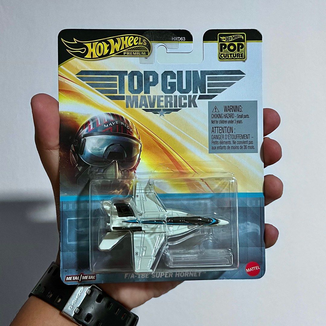Hot Wheels Premium Top Gun Maverick F18 Super Hornet Fighter Jet Pop ...