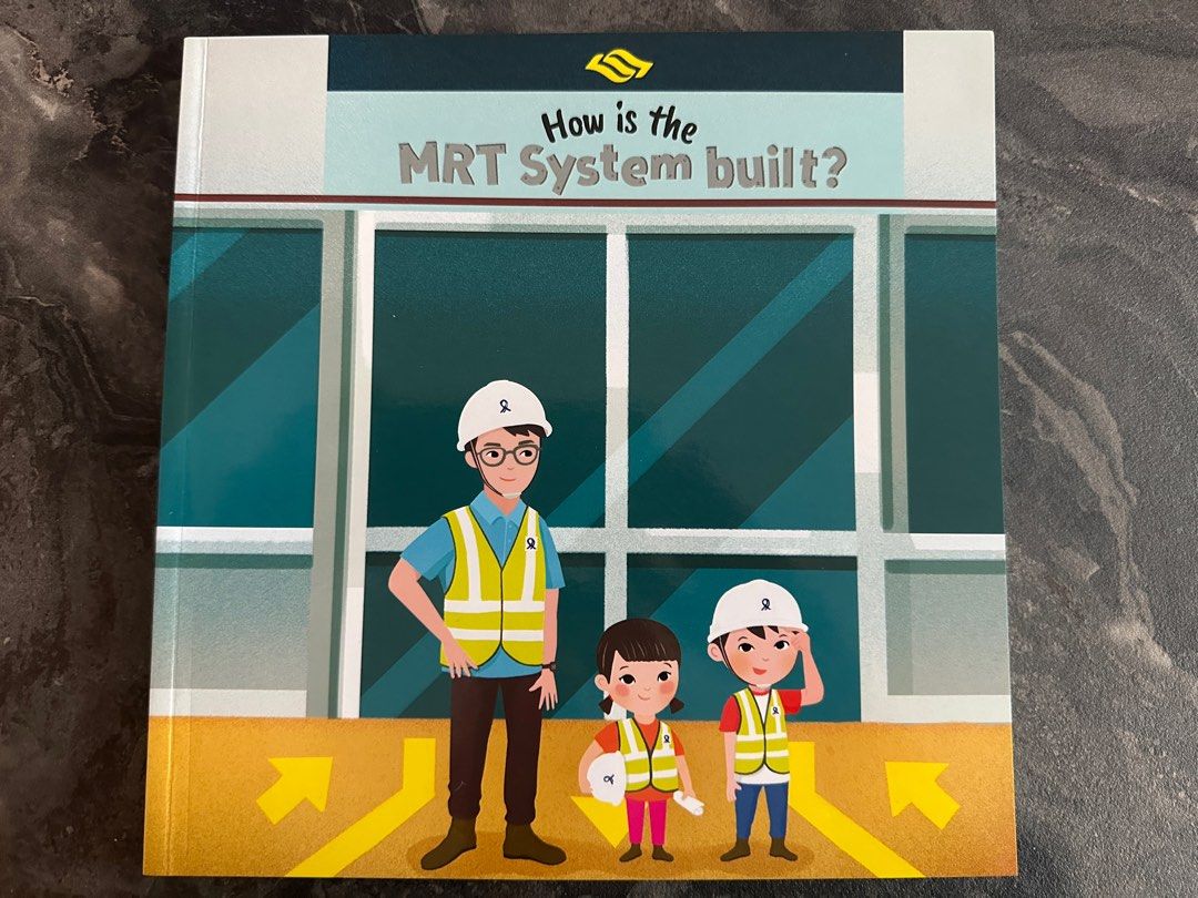 How Is The MRT System Built? Educational Book With Activities, Hobbies ...