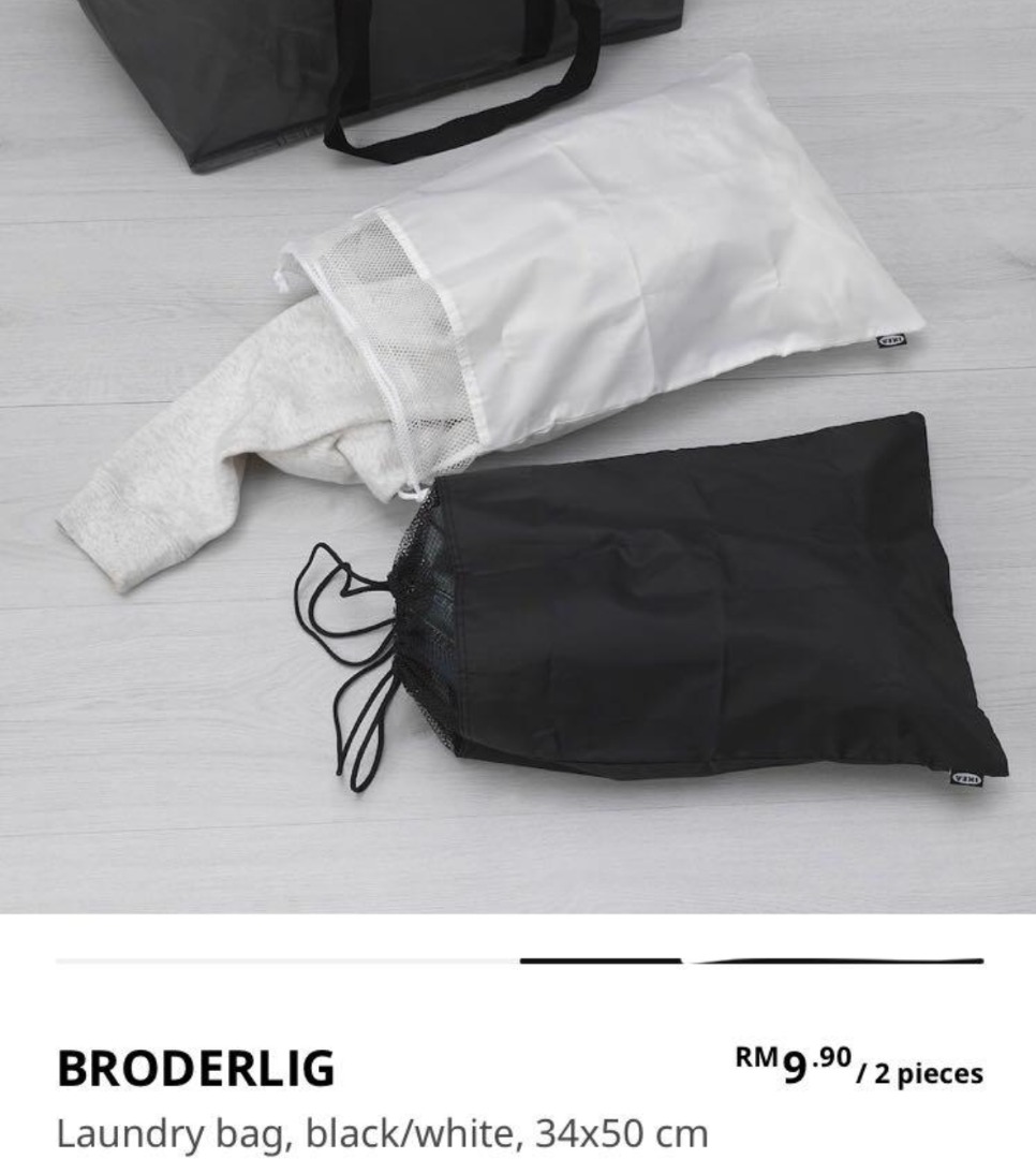 IKEA Laundry bag (2in1pack), Furniture & Home Living, Home Improvement ...