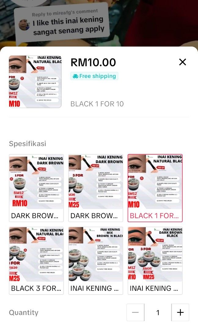 Inai Kening by Herdivine, Beauty & Personal Care, Face, Makeup on Carousell