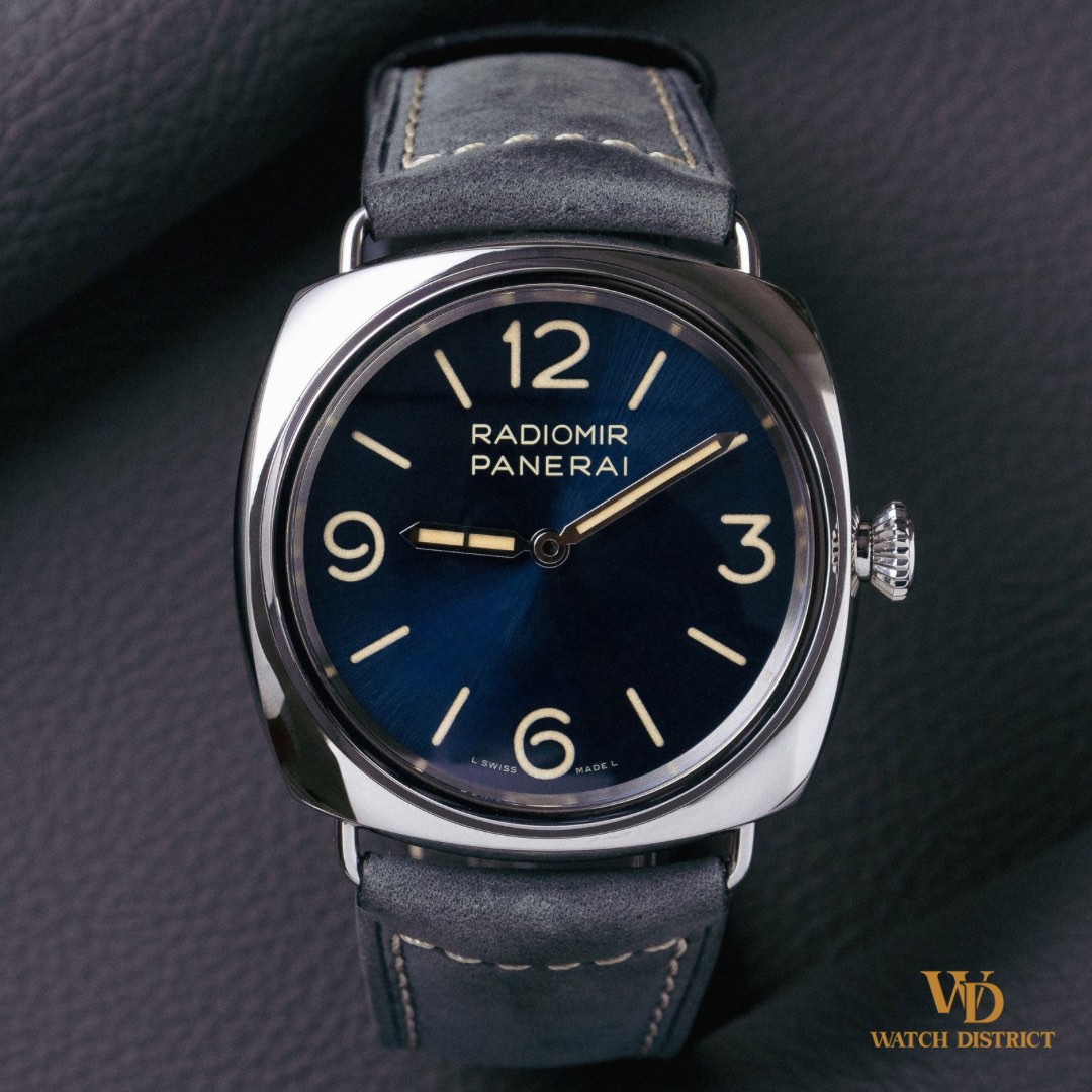 Jan 2025 45mm Panerai Radiomir Officine PAM01383 Blue Dial, Luxury ...