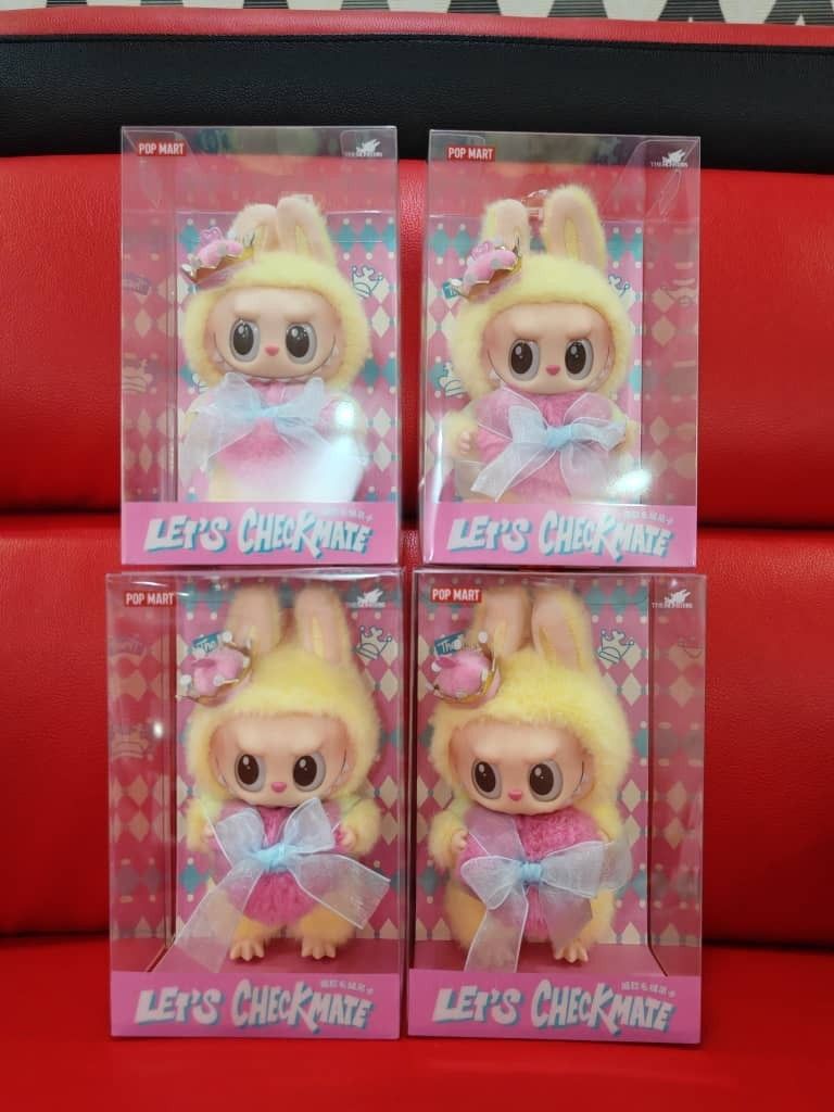 Labubu Let's check mate vinyl hanging plush doll, Hobbies & Toys, Toys ...