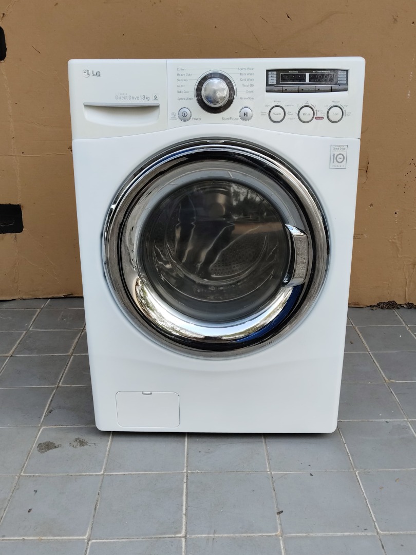 LG DD Inverter 13kg Front load hot Washer, TV & Home Appliances, Washing Machines and Dryers on ...