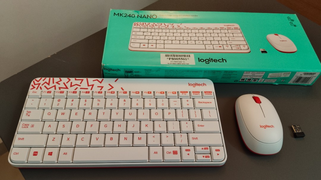 Logitech MK240 Nano Keyboard & Mouse, Computers & Tech, Parts ...
