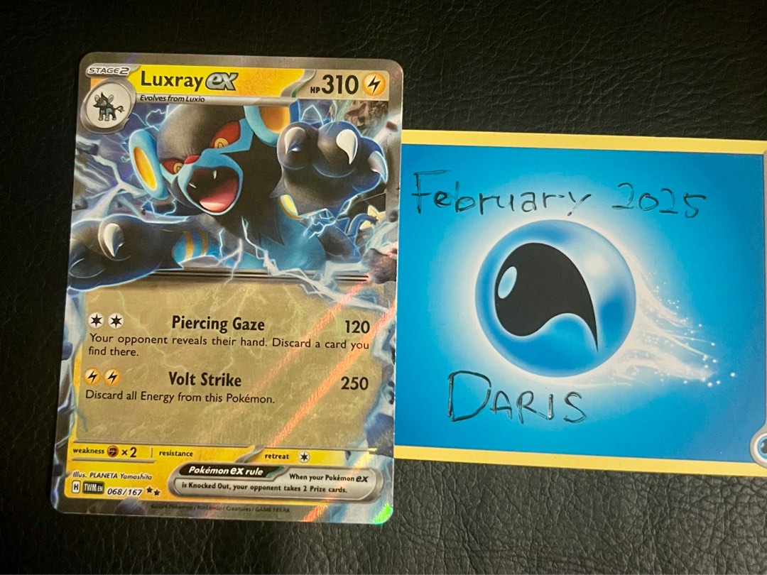 Luxray ex - 068/167 - Ultra Rare, Hobbies & Toys, Toys & Games on Carousell