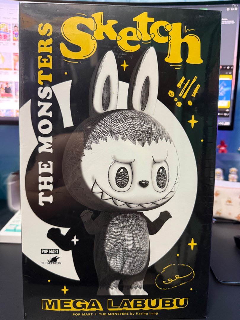 MEGA SKETCH LABUBU 400%, Hobbies & Toys, Toys & Games on Carousell