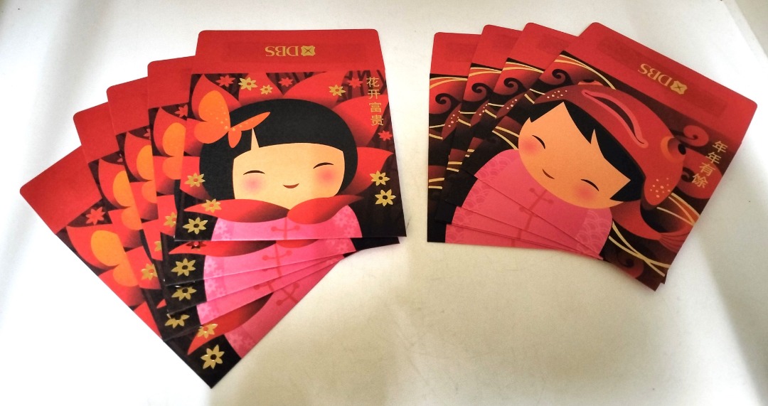 DBS Red Packet (10 Pcs, short), Hobbies & Toys, Stationery & Craft ...