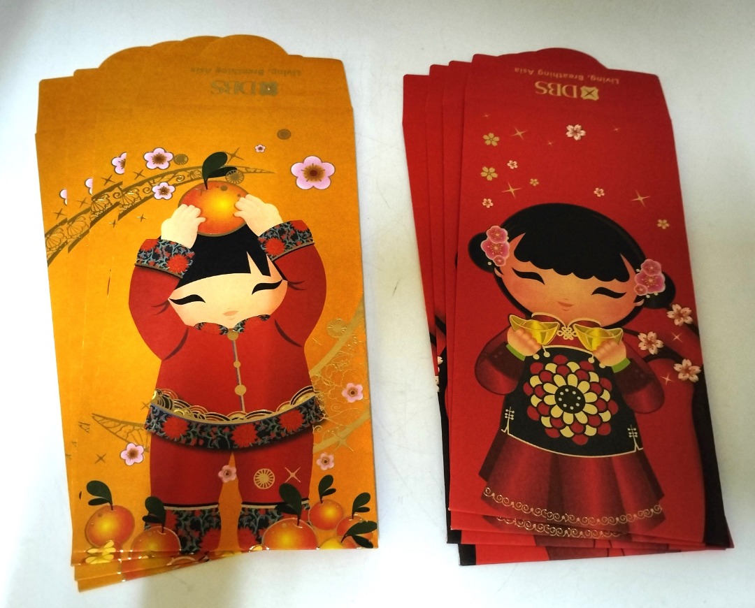 DBS Red Packet (8 Pcs), Hobbies & Toys, Stationery & Craft, Occasions ...