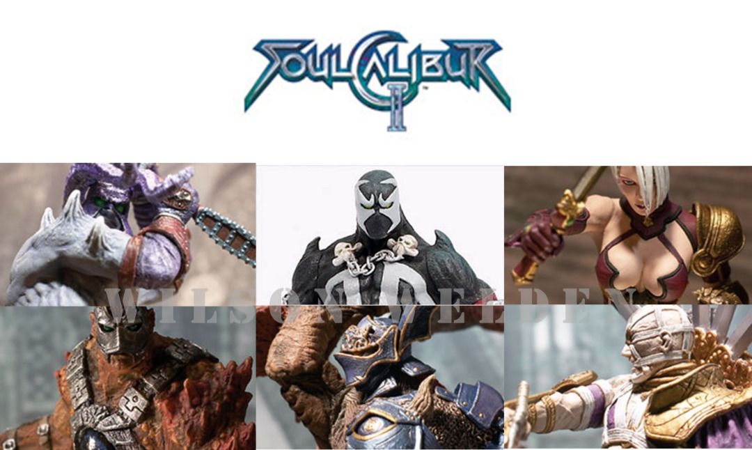 ORIGINAL McFARLANE SOULCALIBUR II COMPLETE SET OF 5 + 1 (EXCLUSIVE ...