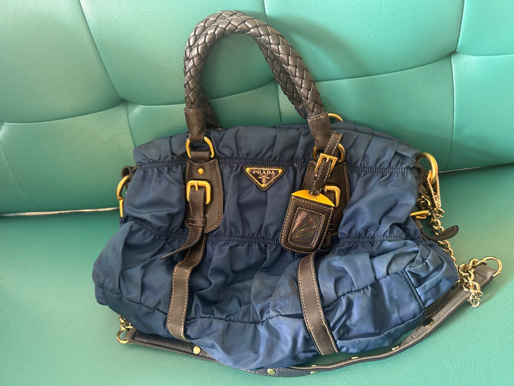 Original Prada Two Way Bag, Luxury, Bags & Wallets on Carousell