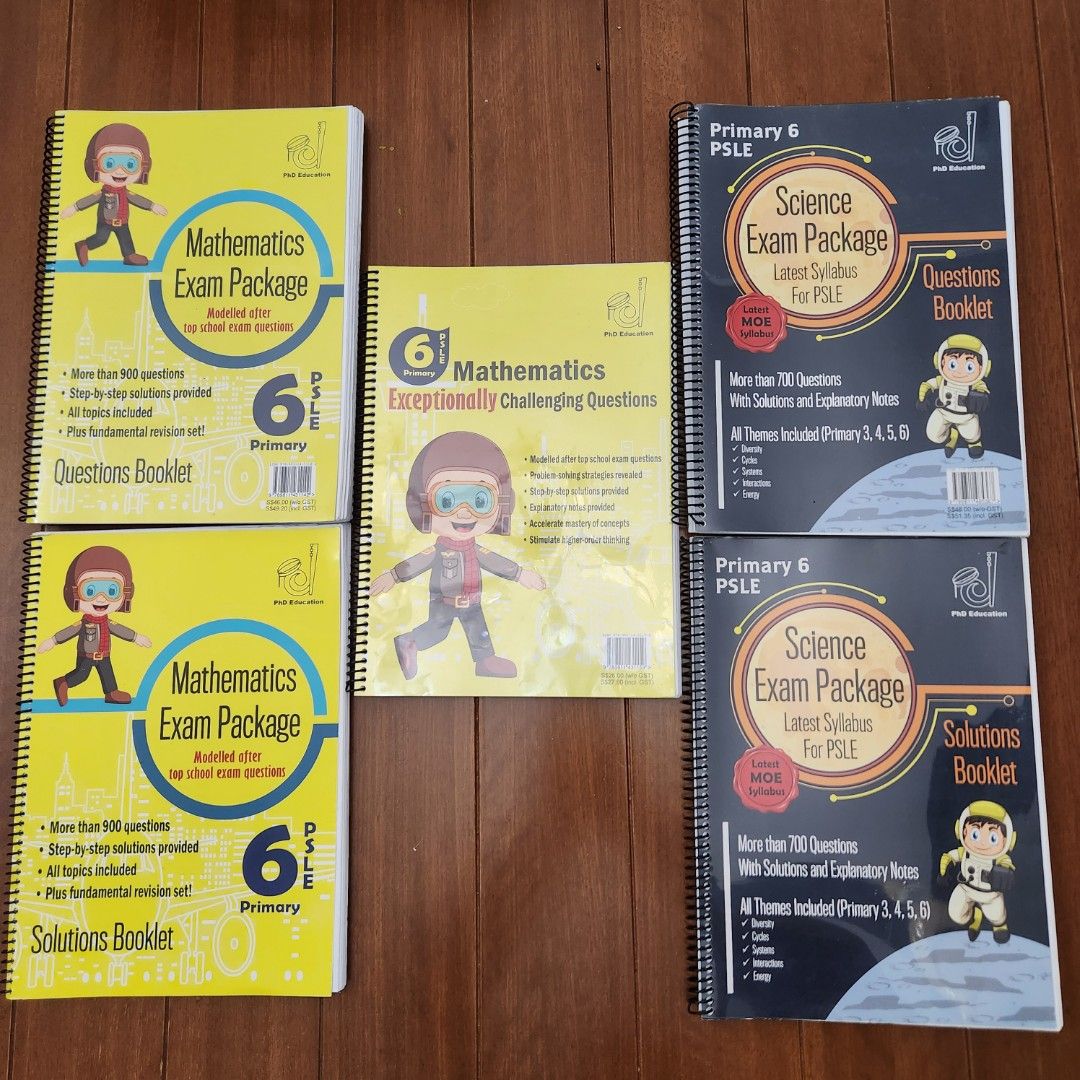 Bundle Deal $50 PhD Education Primary 6 PSLE for Mathematics ...