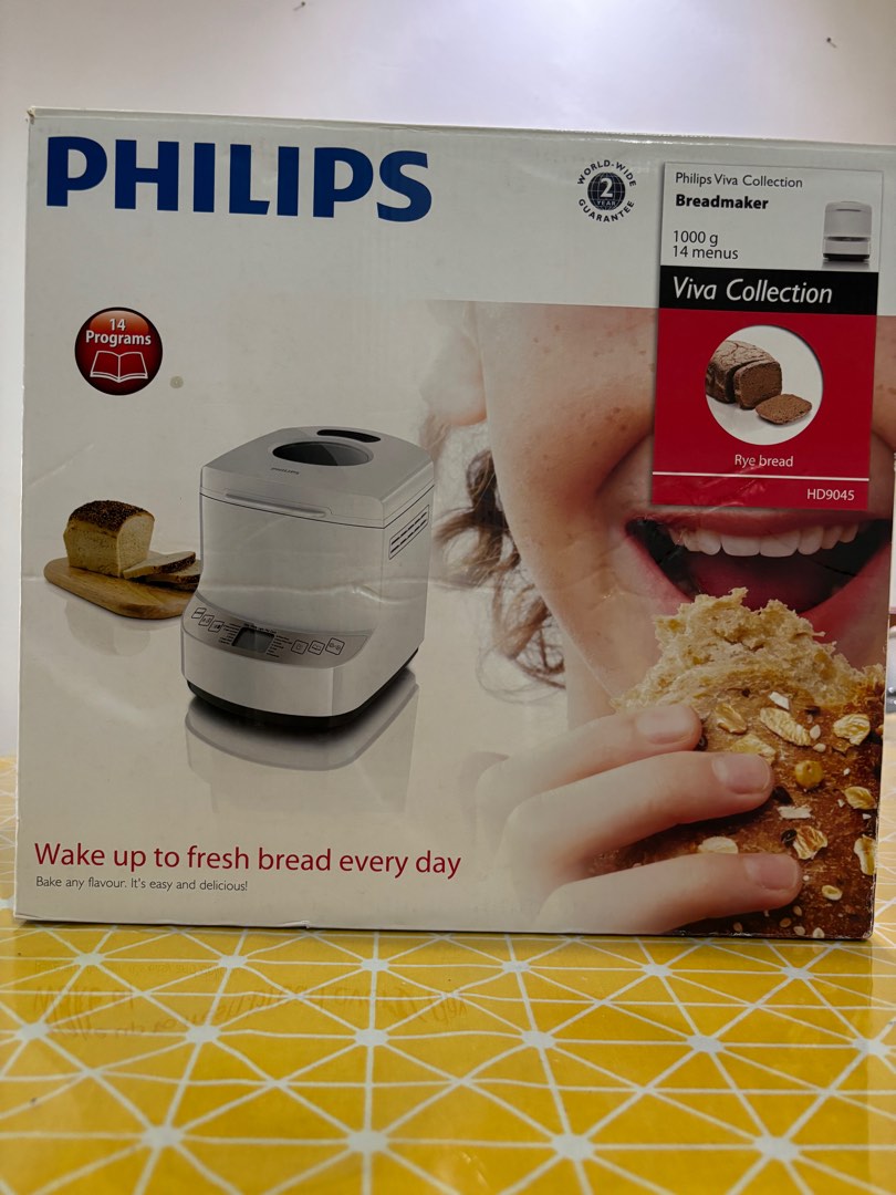 Philips bread maker Viva Collection, TV & Home Appliances, Kitchen ...