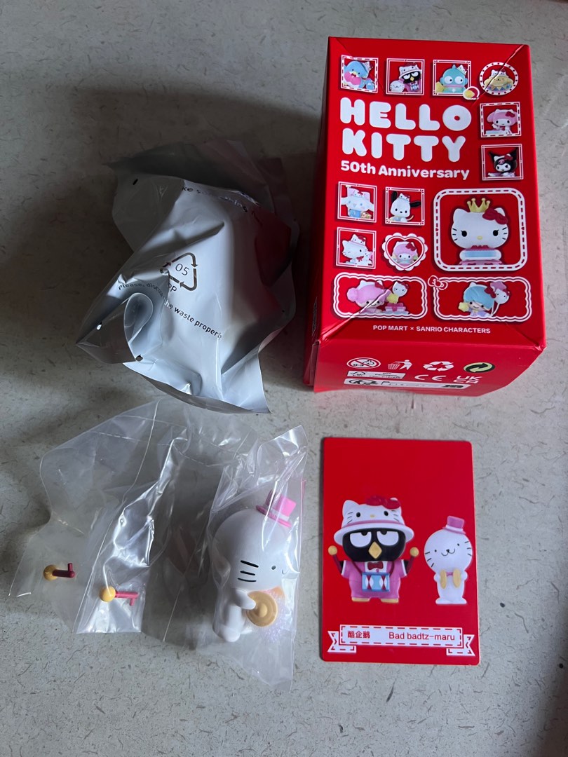 Pop mart hello kitty 50th anniversary, Hobbies & Toys, Toys & Games on Carousell