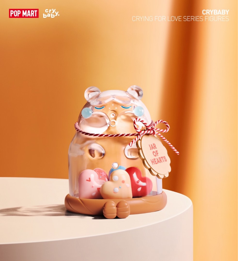 POPMART Crybaby Crying for Love - Jar of Hearts, Hobbies & Toys, Toys ...