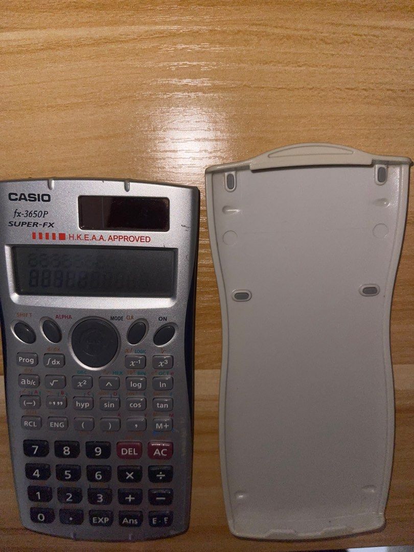 不議價，限觀塘面交，有post就有貨，casio fx-3650 計數機 dse calculator 卡西歐 卡西欧 計算機 多功能科學函數 ...