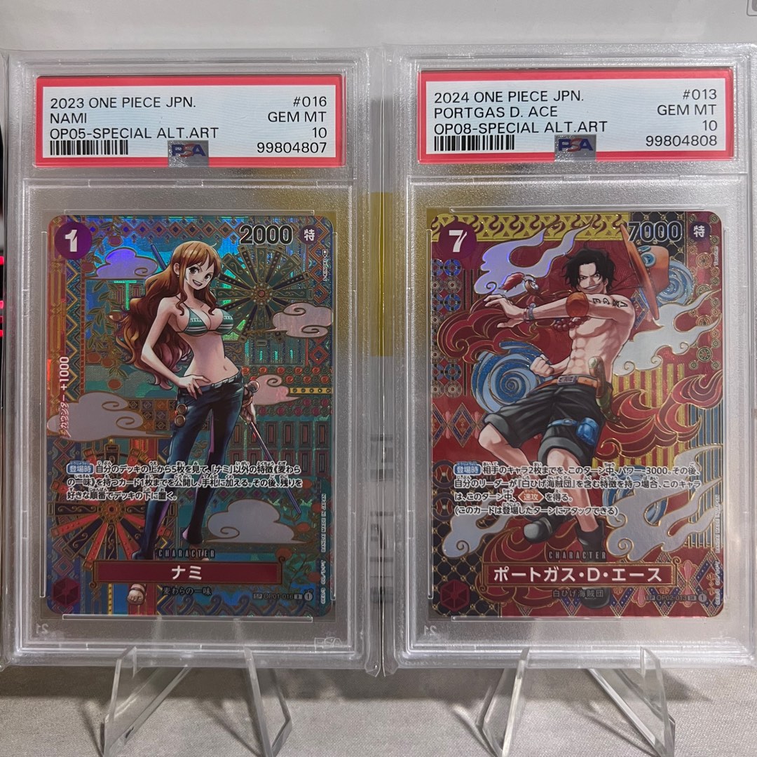 [PSA10SEQ] Nami SP Ace SP One Piece Tcg, Hobbies & Toys, Toys & Games ...