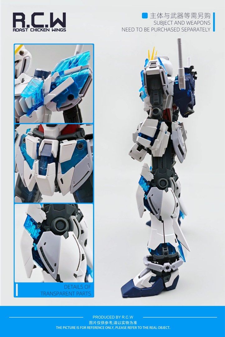 Psycho Frame Armor Expansion Set for MG Narrative Ver Ka Gundam by RCW ...