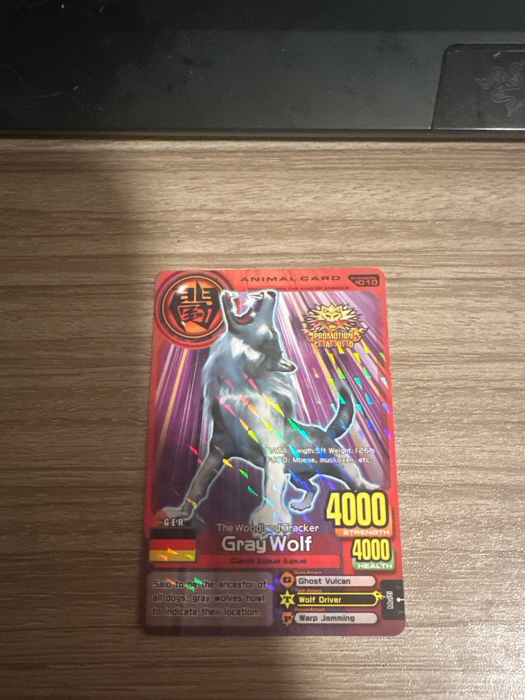 RARE Animal Kaiser Promotion Card, Hobbies & Toys, Toys & Games on Carousell