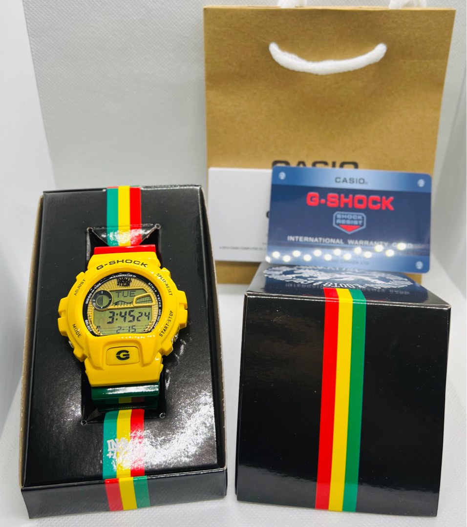 Rasta x collab GLX6900, Men's Fashion, Watches & Accessories, Watches ...