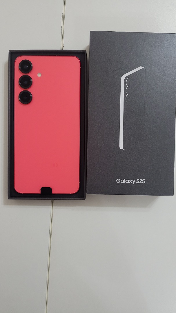 全新Samsung Galaxy S25 (512g) (官網獨家顏色 coral red), 手提電話, 手機, Android 安卓手機, Samsung 三星 - Carousell