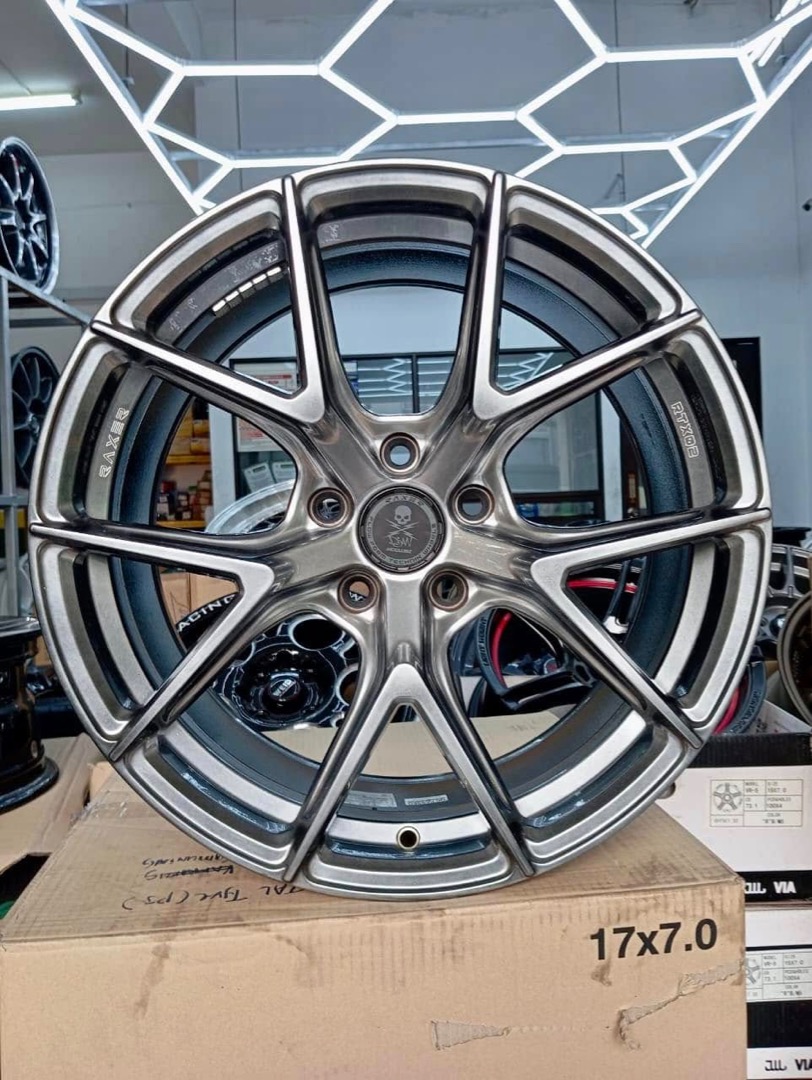 SPORT Rim RAXER ORI FLOW FORM 18" CIVIC VELLFIRE HRV CRV CX5 CHR AUDI ...