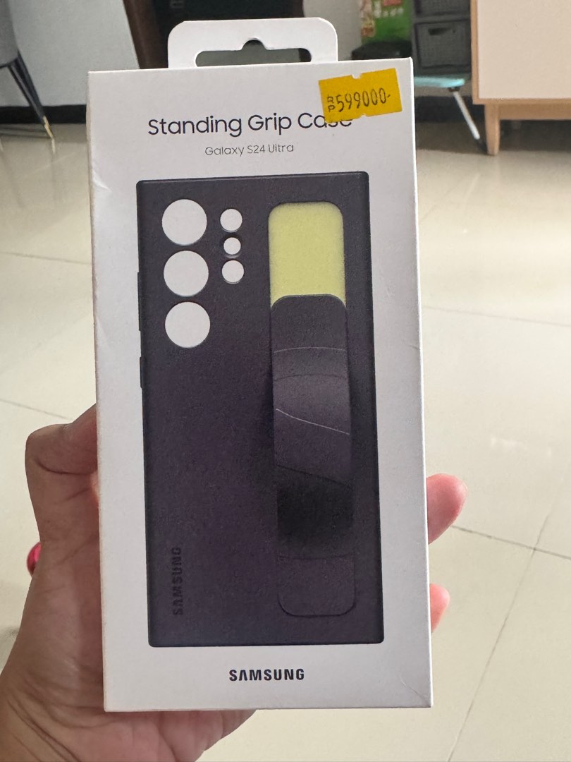 Standing Grip Case S24 Ultra, Telepon Seluler & Tablet, Aksesoris ...
