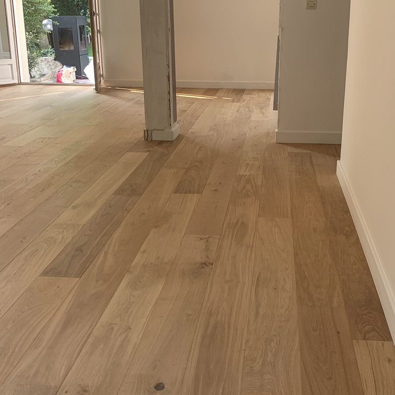 Teak timber parquet, Furniture & Home Living, Home Improvement ...