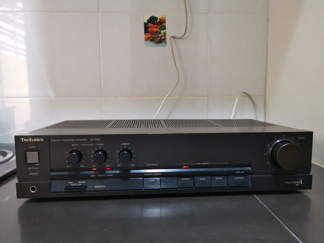 Technics SU 600 New class A Made in Japan vintage amplifier from 1990, Audio, Soundbars ...
