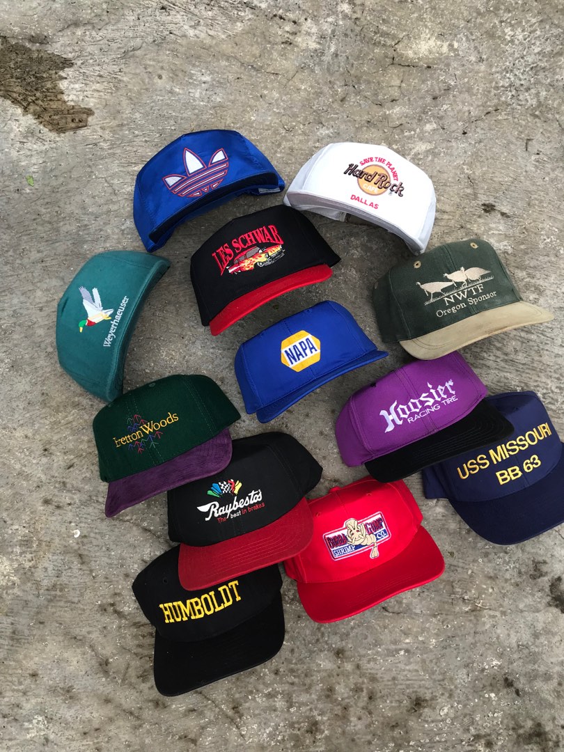 topi snapback vintage adidas/hardrock/bubba gump/topi napa/topi uss ...