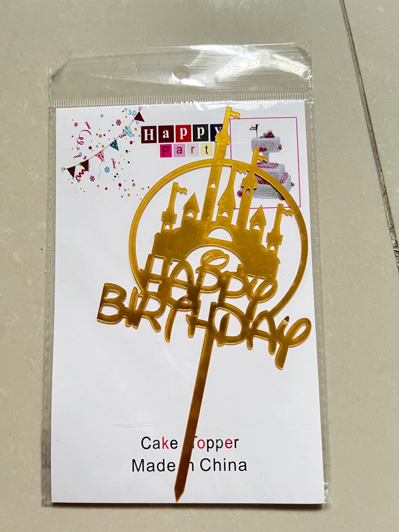 TOPPER CAKE HAPPY BIRTHDAY / ULANG TAHUN / ULTAH 6, Toys & Collectibles ...