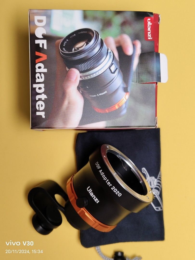 Ulanzi dof adapter ( most DSLR lens into smartphones adapter ), Photography, Photography ...