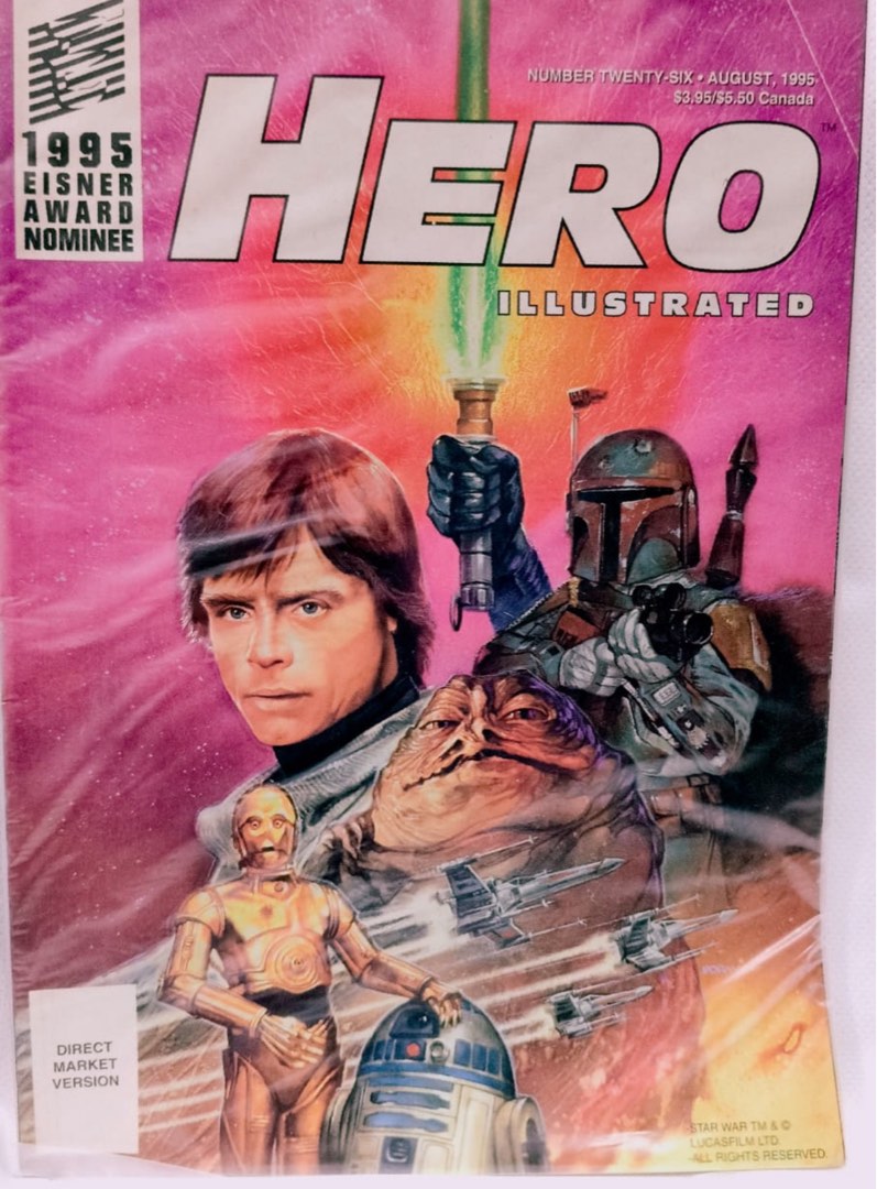 Vintage HERO Illustrated (used), Hobbies & Toys, Books & Magazines ...