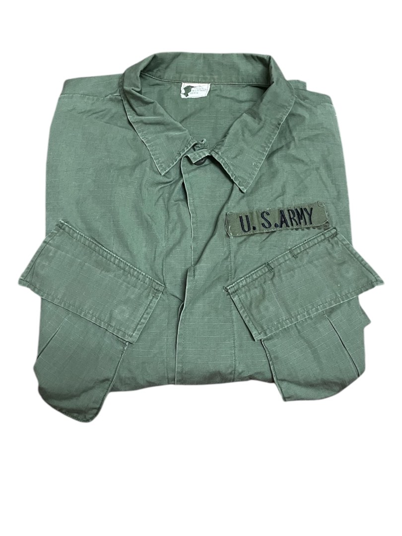 VINTAGE US ARMY SLANT POCKET JACKET, Men's Fashion, Coats, Jackets and ...