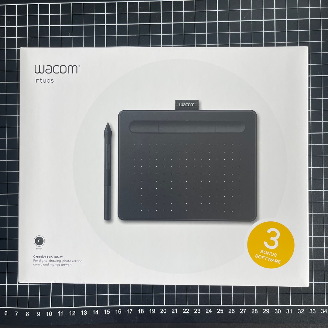 Wacom Intous S Black Non-Bluetooth (BRAND NEW) - Drawing Digital Pen ...