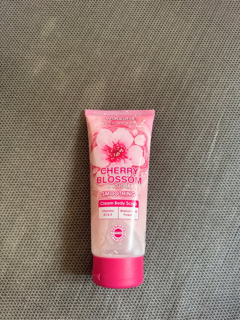Watson Body Scrub Smoothing Cherry Blossom, Beauty & Personal Care ...