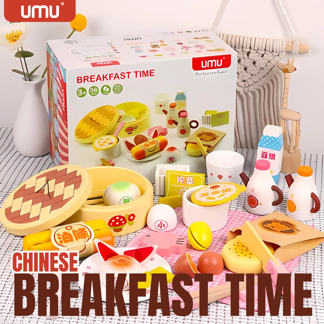Wooden Chinese Breakfast Time Playset, Hobbies & Toys, Toys & Games on ...