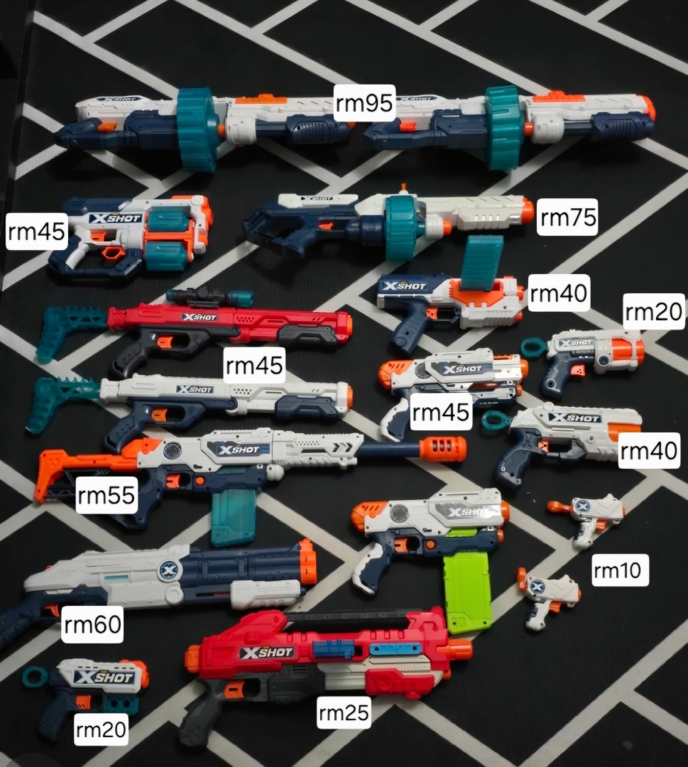 X Shot nerf blaster, Hobbies & Toys, Toys & Games on Carousell