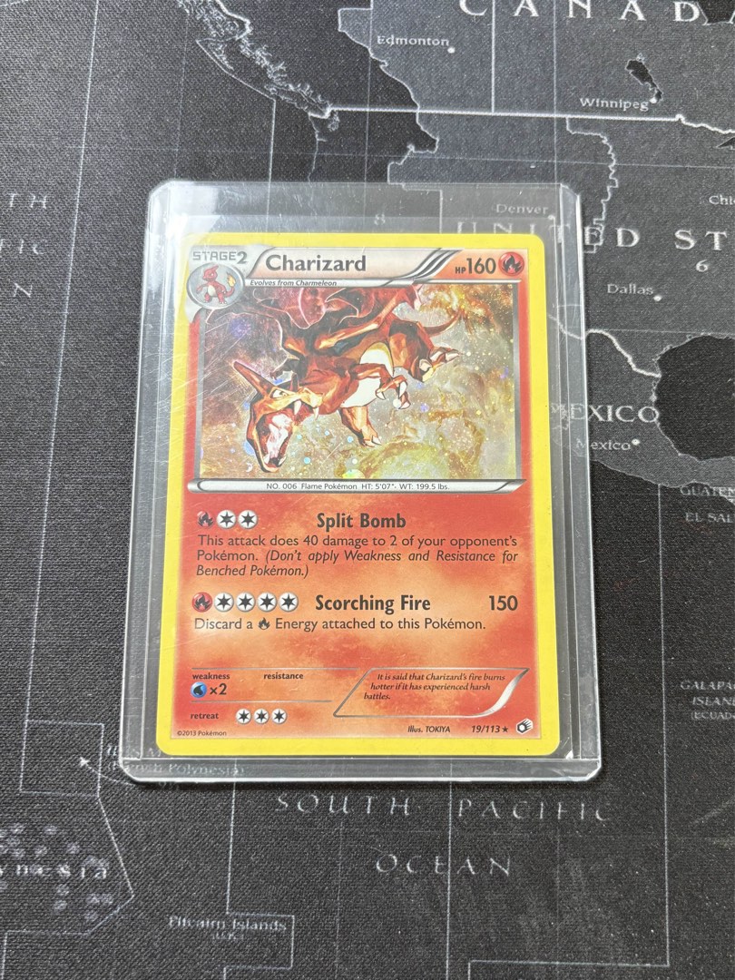 2013 Holo Charizard Pokemon TCG Legendary Treasures | Charizard #19 ...