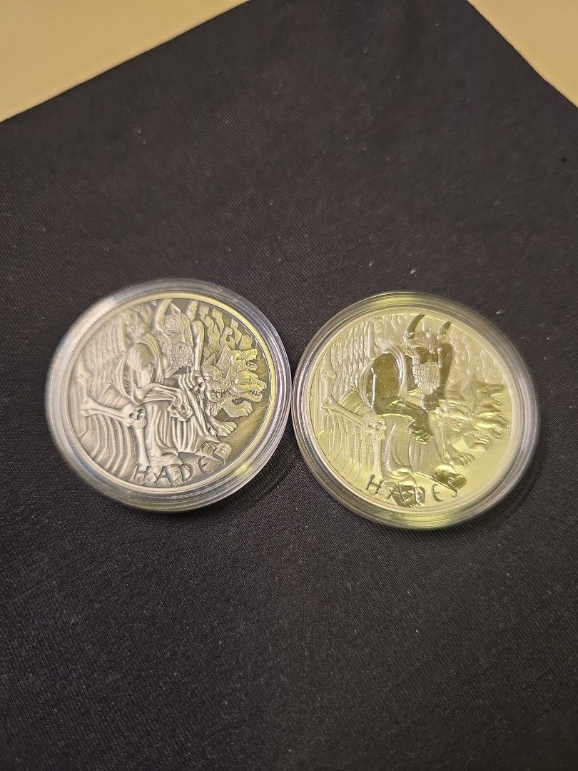 2021 god of olympus hades antique and BU silver coins, Hobbies & Toys ...