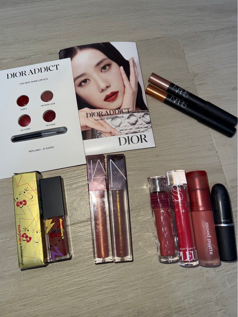 大牌唇膏 Dior, NARS,Shu uemura, too cool for school, peripera, baby bright Lipstick, 美容＆個人護理, 健康及美容 ...