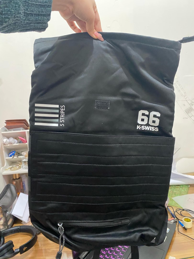 Authentic K-Swiss Backpack (5 stripes), Men's Fashion, Bags, Backpacks ...