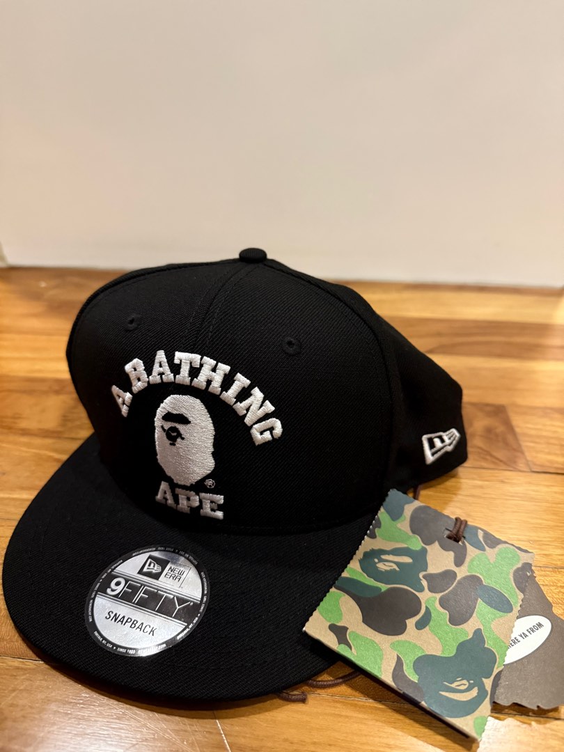 BAPE a bathing ape New Era Cap SnapBack, Men's Fashion, Watches ...