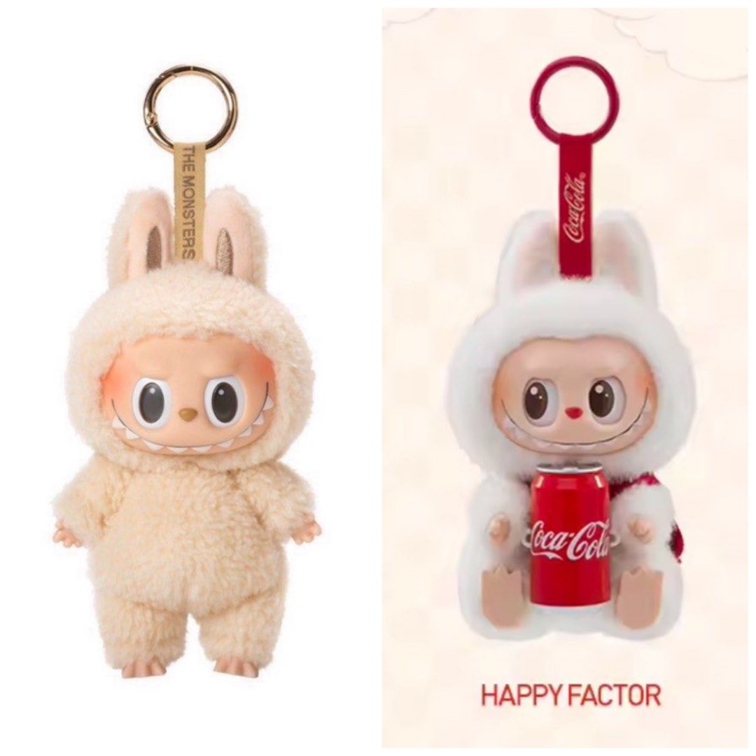 (CHEAP BUNDLE ) Labubu V1 Macaron Soymilk + V3 Cola Plush Happy Factor ...