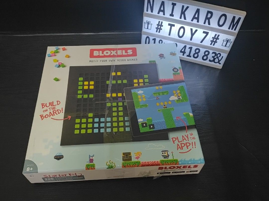 BLOXELS: BUILD YOUR OWN VIDEO GAME, STARTER KIT, PIXEL PRESS,, Hobbies ...