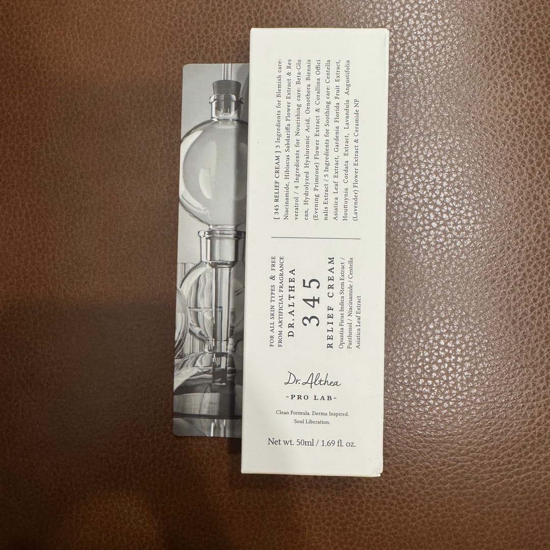 BN Authentic Dr Althea Pro Lab 345 Relief cream 50ml, Beauty & Personal ...