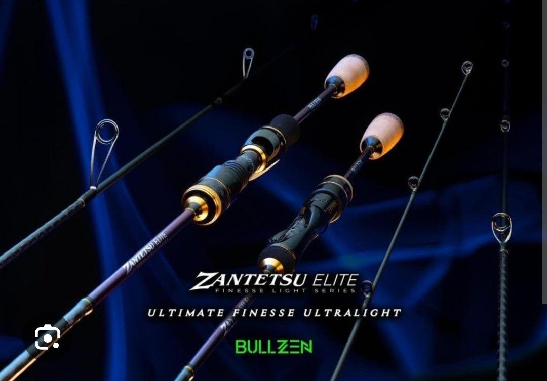 Bullzen Zantetsu Elite Spinning Ultra Light Carbon Rod, Sports ...