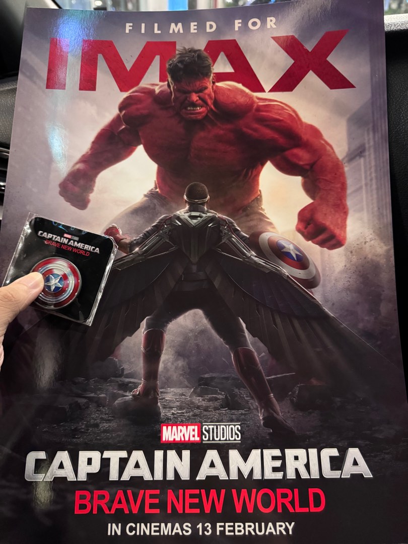 Captain America: Brave New World IMAX poster , Hobbies & Toys ...