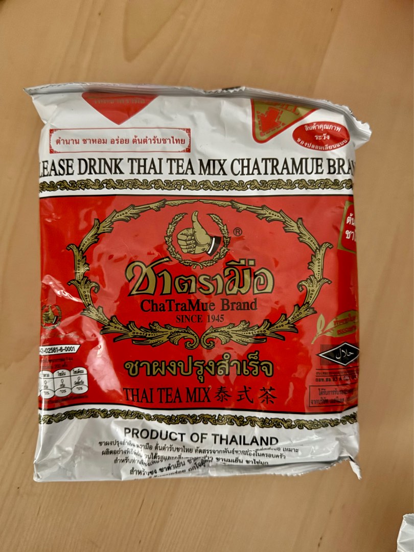 ChaTraMue Thai Tea Mix Red 400g, Furniture & Home Living, Kitchenware ...
