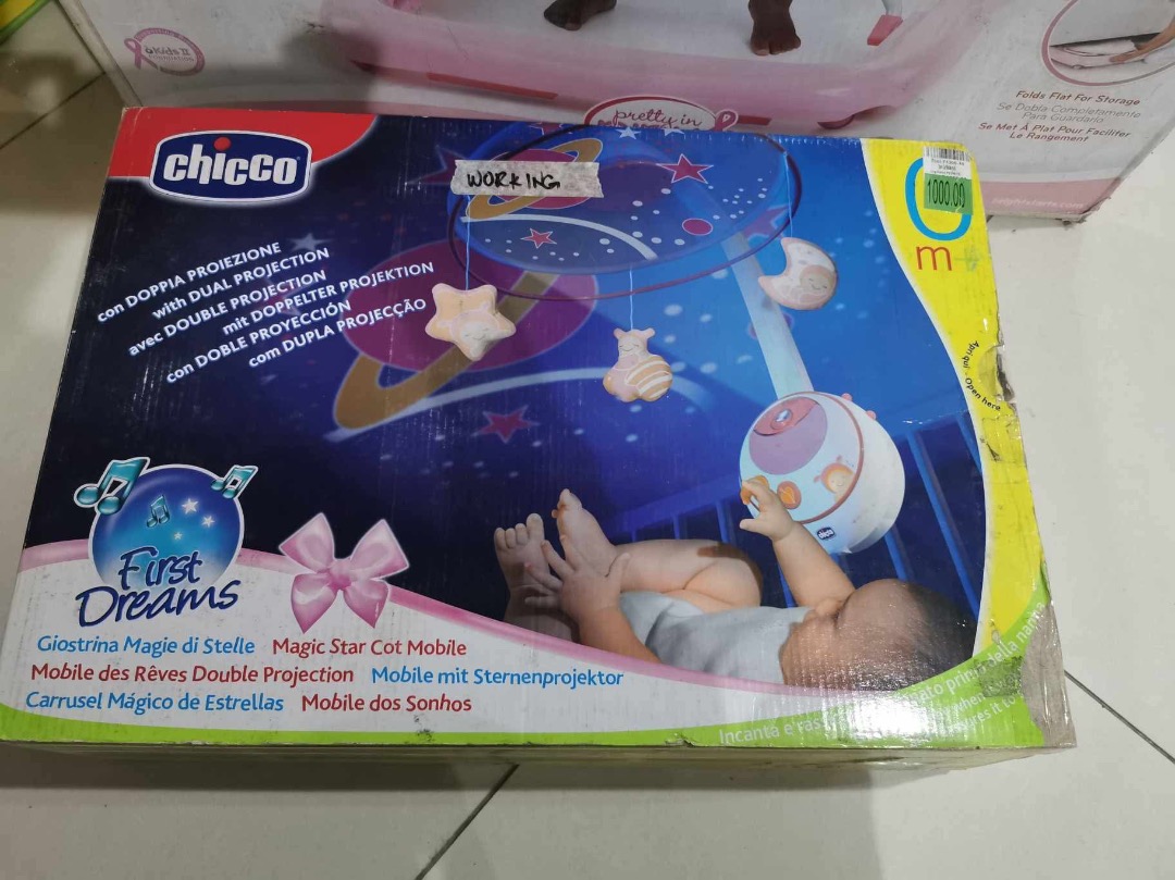 Chicco Magic Stars Cot Mobile, Babies & Kids, Infant Playtime on Carousell