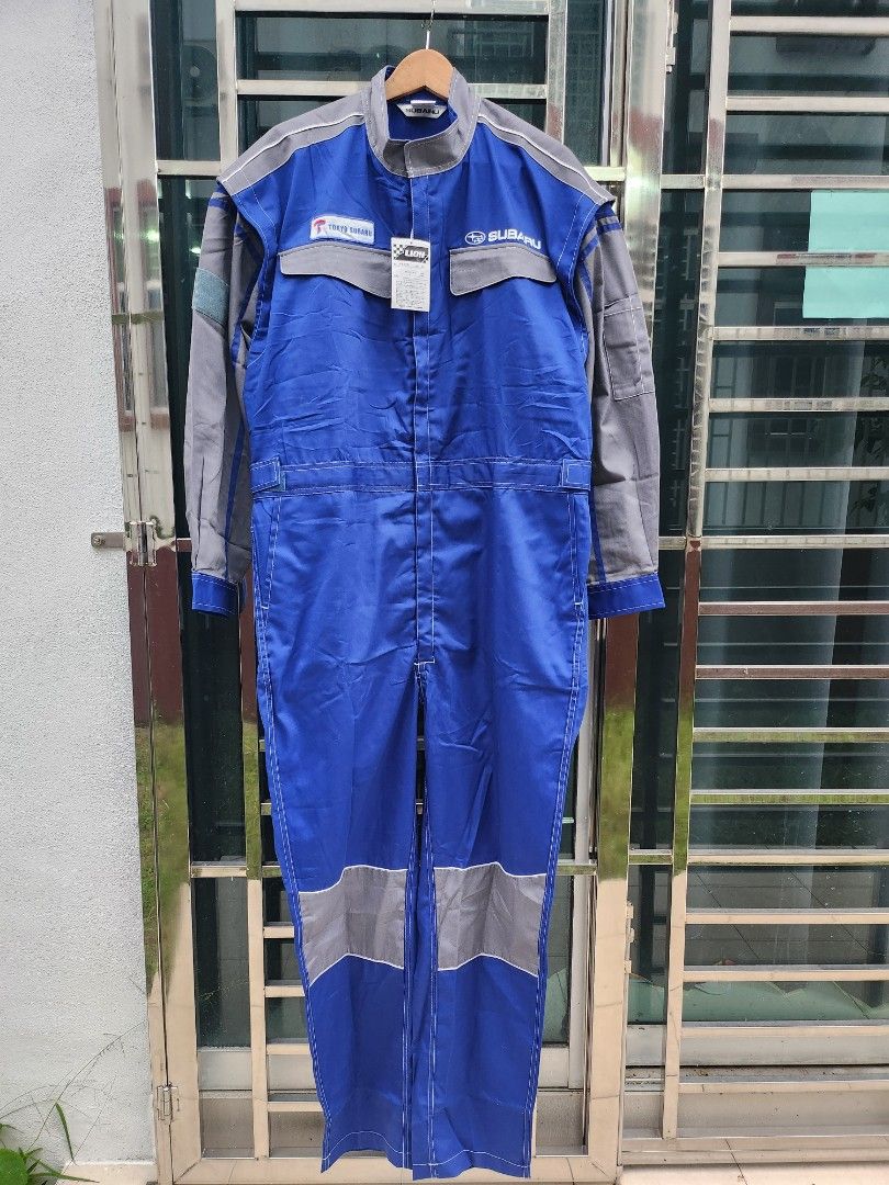 Coverall Subaru Racing Team Overalls Jumpsuit, Men's Fashion ...